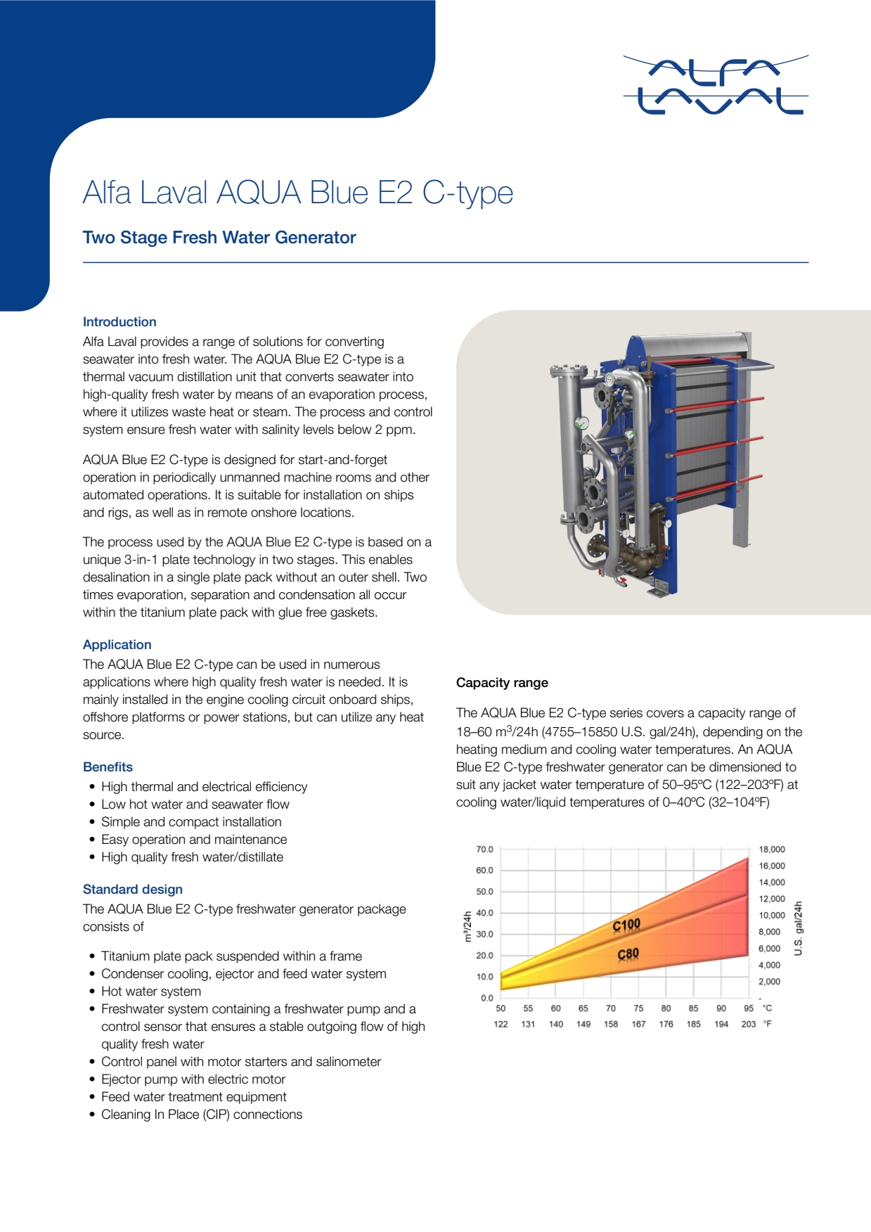 Alfa Laval AQUA Blue E2 C-type - 한국알파라발